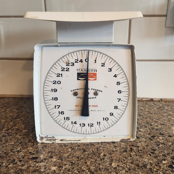 HANSON | Kitchen | Vintage Hanson 25 Lb Kitchen 4 Utility Scale Usa ...